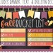 BULLETIN BOARD KIT Fall Bucket List Fall Autumn Season Classroom Décor ...