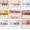 CLASSROOM MANAGEMENT Classroom Reward Coupons FARMHOUSE Theme Student ...