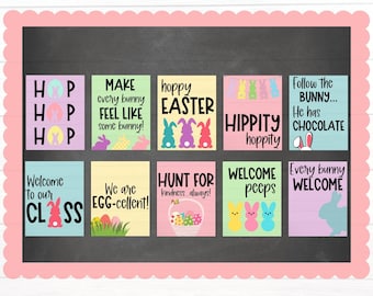 Spring Classroom Posters | Easter Classroom Posters | Easter Bulletin ...