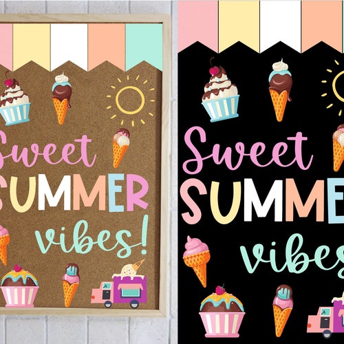 Summer/end of Year Bulletin Board Kit - Etsy