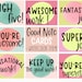 CLASSROOM MANAGEMENT | Student Appreciation Cards | Good Work Notes ...