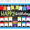Black and White Spotty Birthday Display | Simple Printable Birthday ...