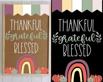 Grateful Bulletin Board - Etsy