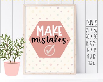 Classroom Poster It's Okay to Positive Affirmations Class Décor ...