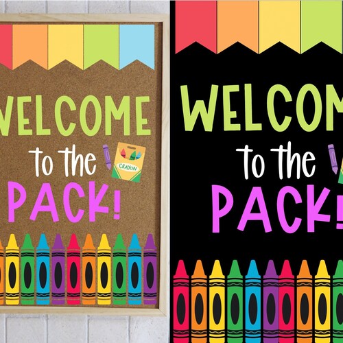 CLASS DECOR KIT Welcome to the Pack Back to School - Etsy
