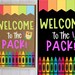 CLASS DECOR KIT Welcome to the Pack Back to School - Etsy