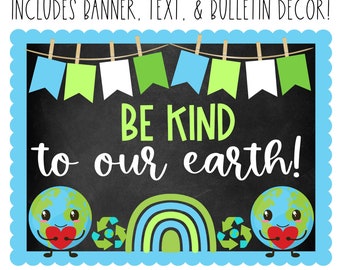 Earth Day Bulletin Board Classroom Display Door Decor Kit - Etsy UK