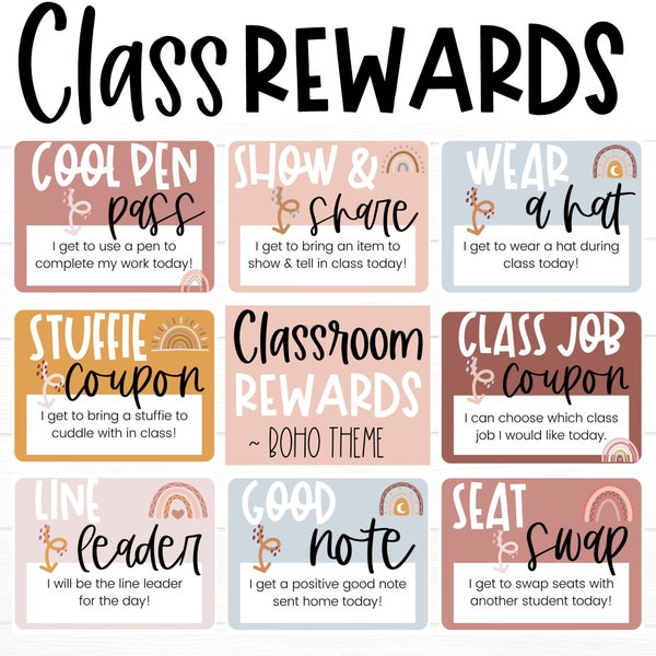 Reward Cards - Etsy