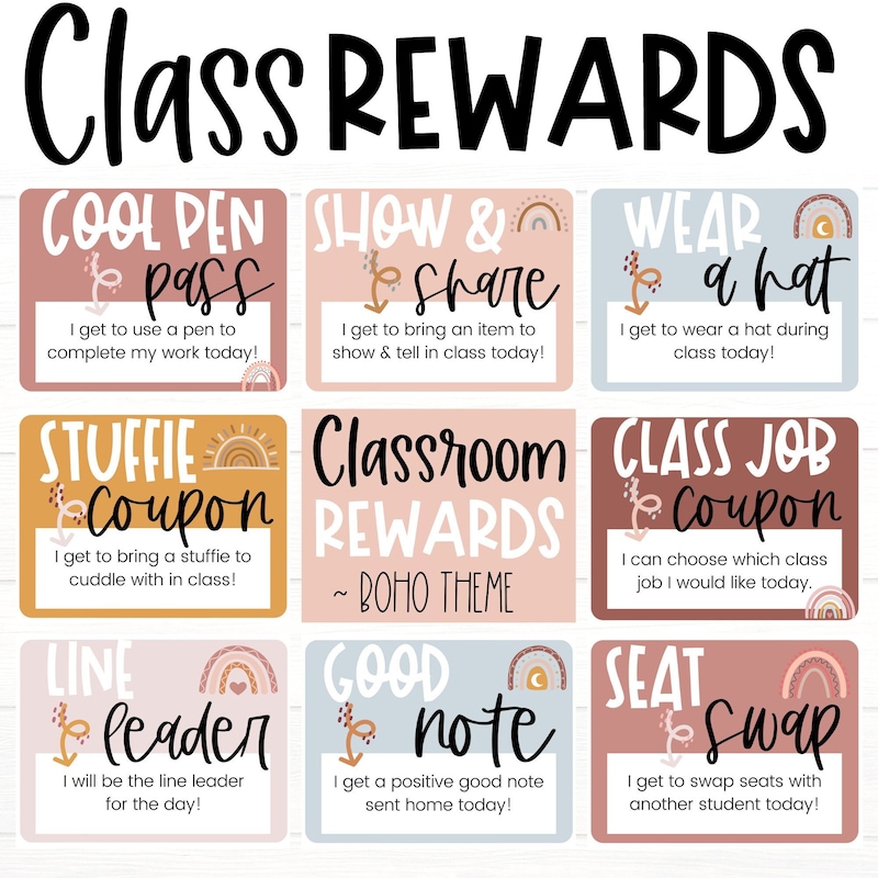 Reward Cards - Etsy