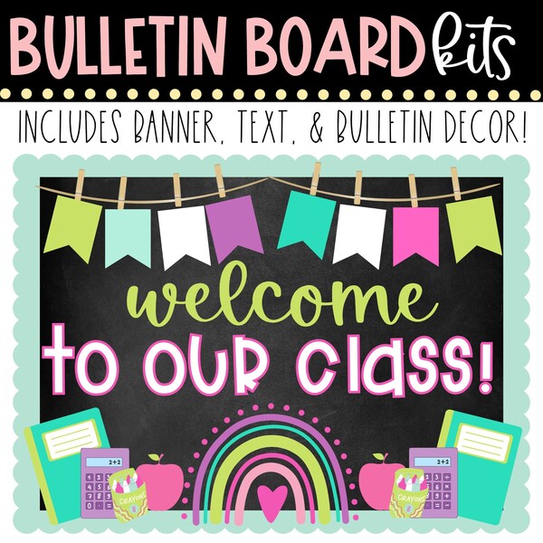 Welcome Back Bulletin Board - Etsy
