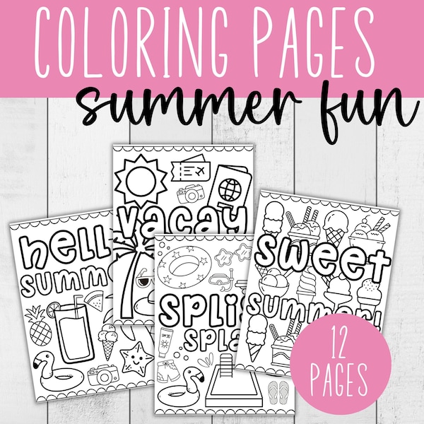 Summer of Fun Poster - Etsy