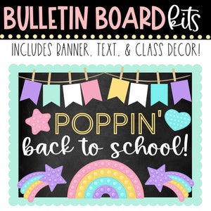 BULLETIN BOARD KIT- Poppin Back to School | Back to School | Classroom ...