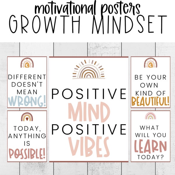 Growth Mindset Poster - Etsy