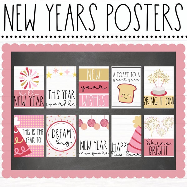 Classroom Bulletin Board New Year - Etsy