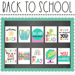 BULLETIN BOARD KITS - Back to School Classroom Posters | Classroom ...