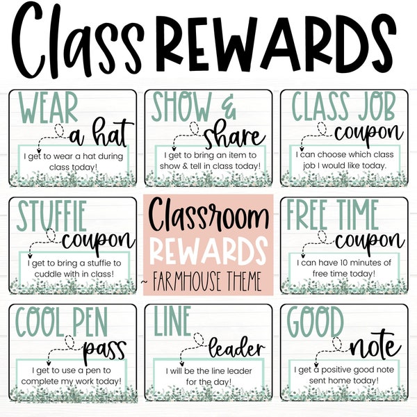 Reward Cards - Etsy