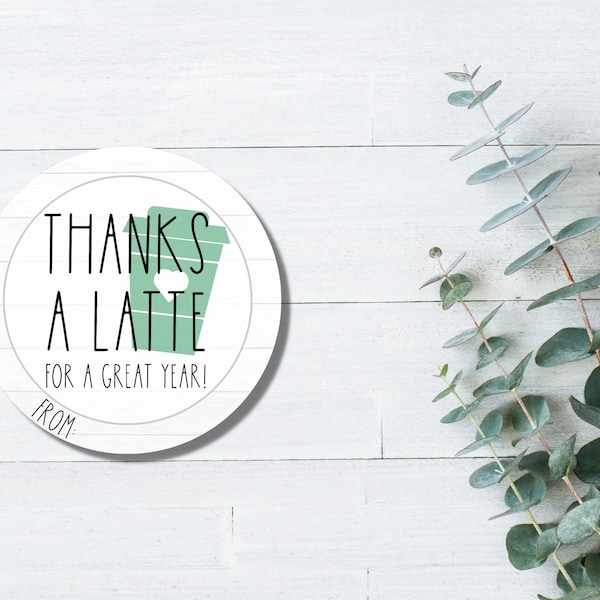 Thanks a Latte - Etsy
