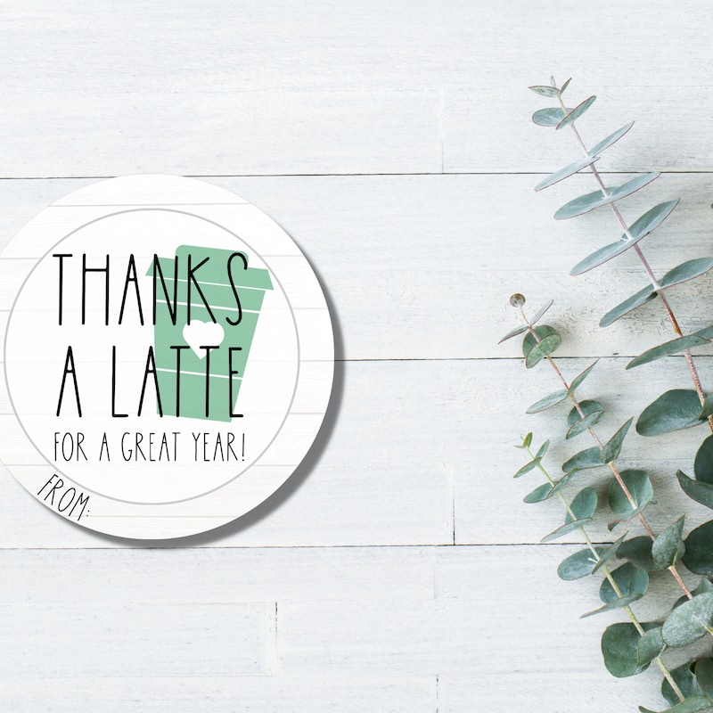 Thanks a Latte - Etsy