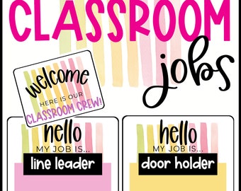 Classroom Theme Watercolor - Etsy