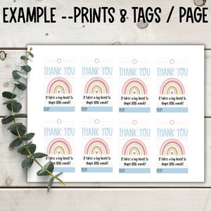 TEACHER GIFT TAGS - It Takes a Big Heart to Shape Little Minds ...