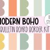 BULLETIN BOARD BORDERS Bold & Bright Collection Classroom Bulletin ...