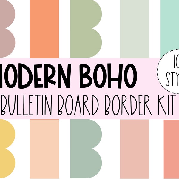 Bulletin Board Border Template - Etsy