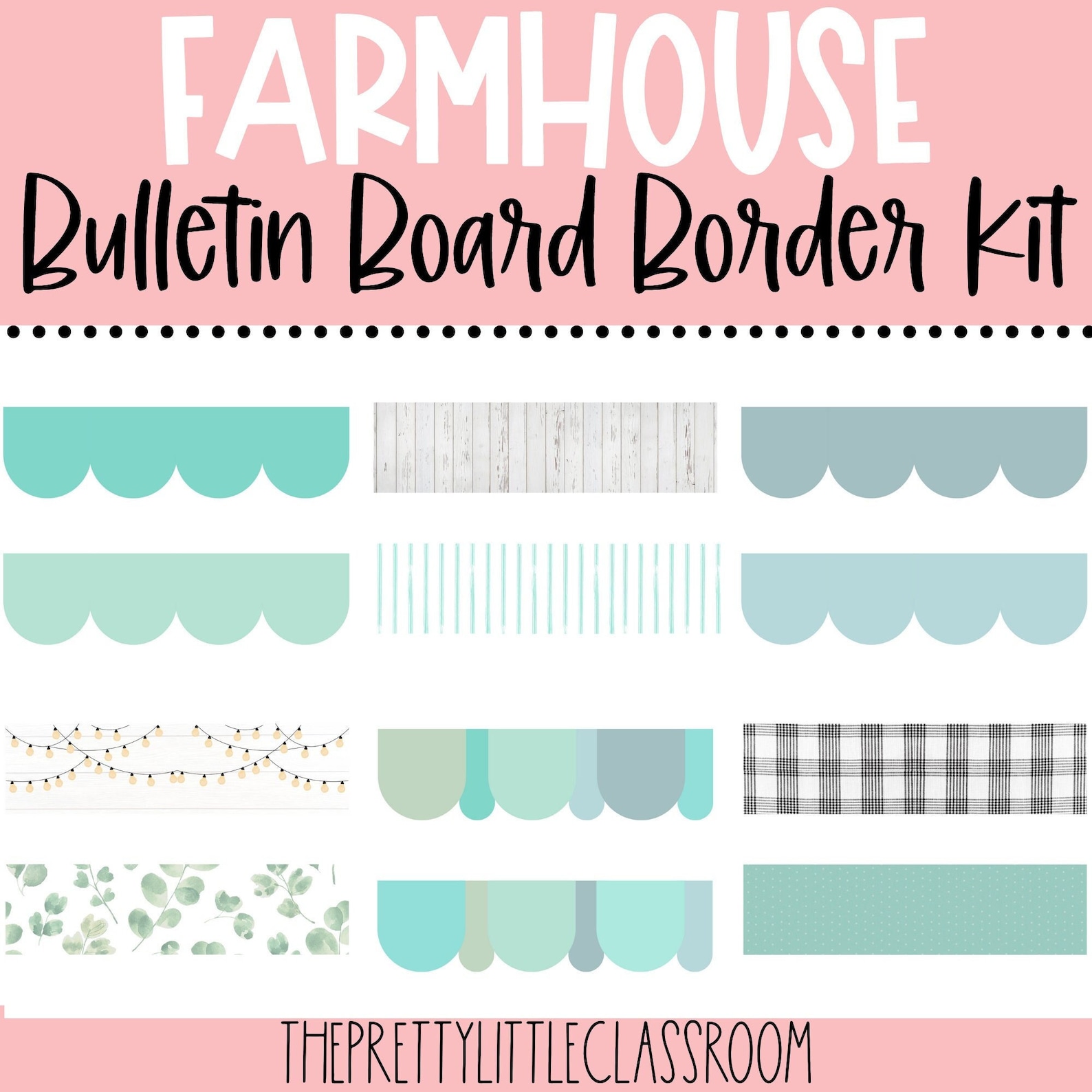 BULLETIN BOARD BORDERS Rustic Farmhouse Collection - Etsy