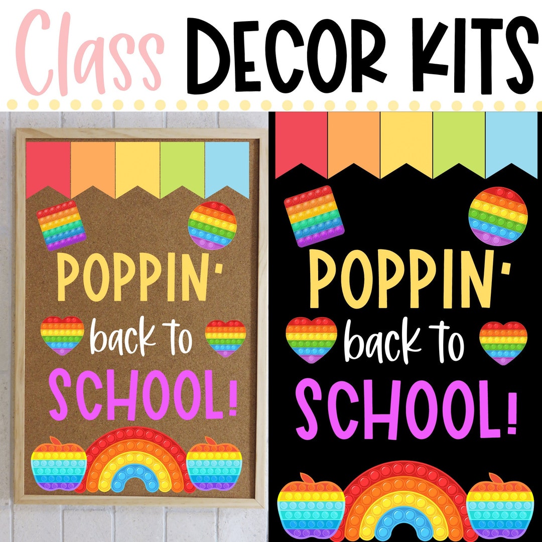 CLASS DECOR KIT- Poppin Back to School | Back to School | Classroom ...