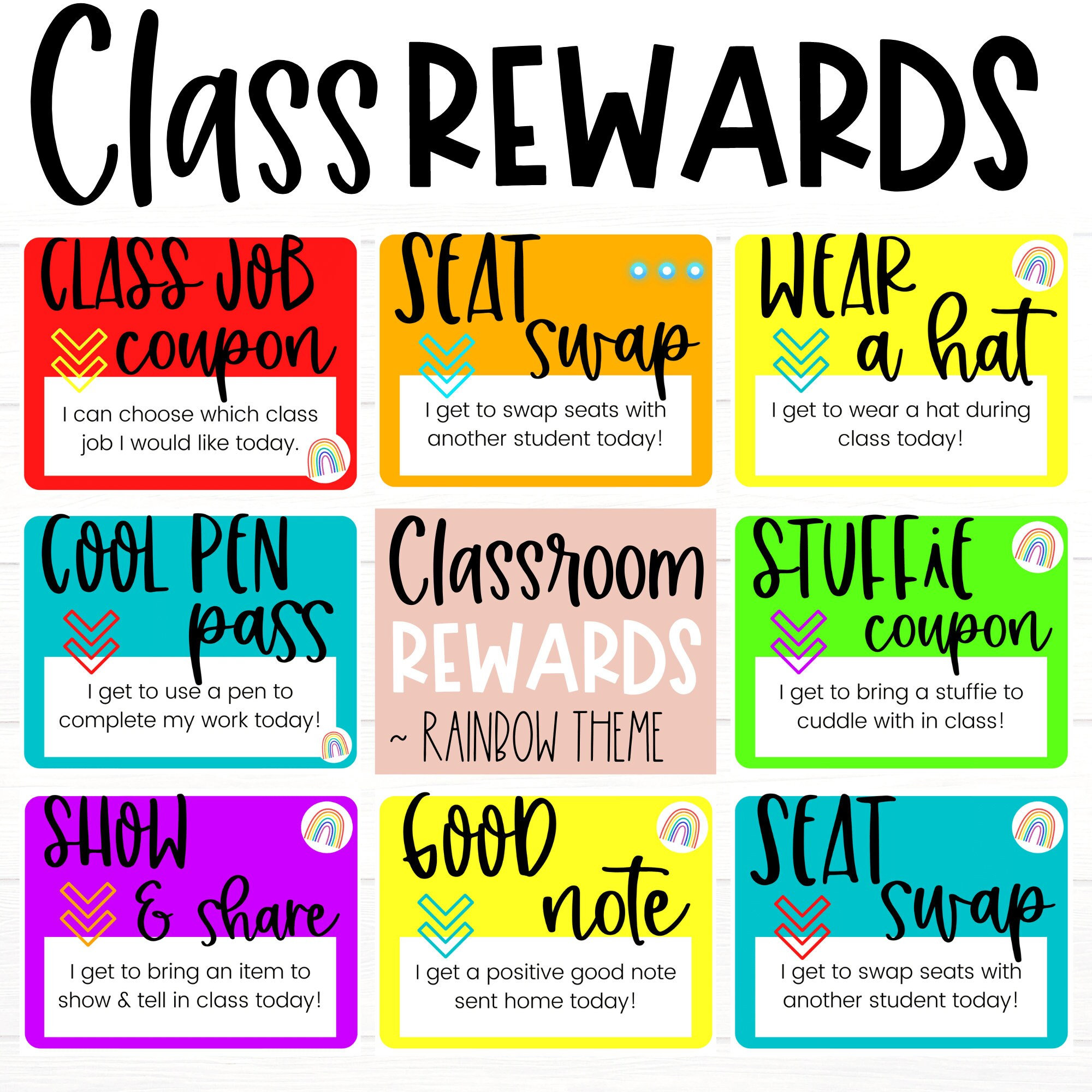 Positive Rewards In The Classroom