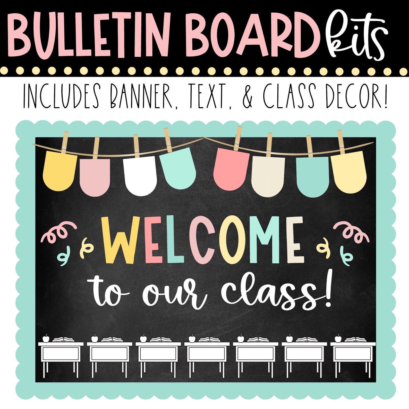 BULLETIN BOARD KIT Welcome to Our Class Back to School - Etsy