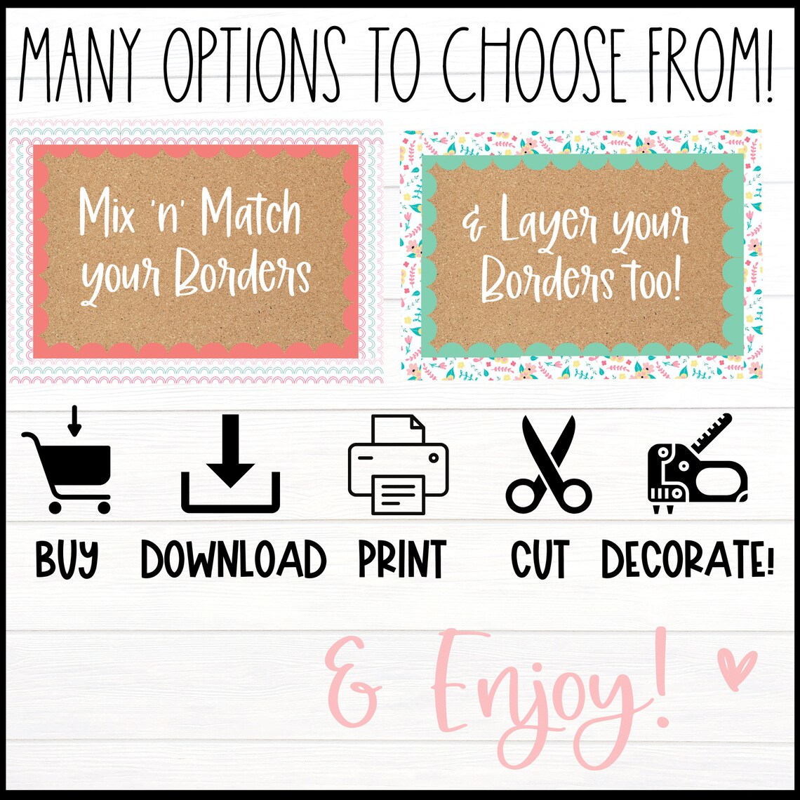 BULLETIN BOARD BORDERS Pastels Collection Classroom - Etsy