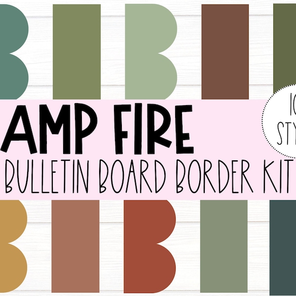 Camping Bulletin Board - Etsy