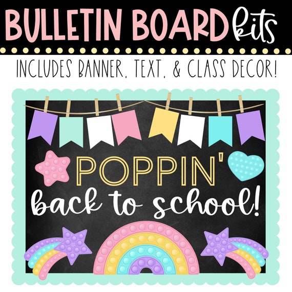 BULLETIN BOARD KIT Poppin Back to School Back to School - Etsy