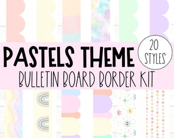 BULLETIN BOARD BORDERS - Bold & Bright Collection | Classroom Bulletin ...