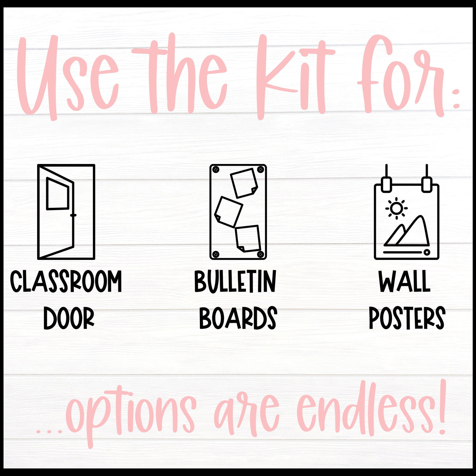BULLETIN BOARD BORDERS Bold & Bright Collection Classroom Bulletin ...
