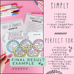 Winter Games Writing Craft - Rings of Kindness - Winter Olympics ...
