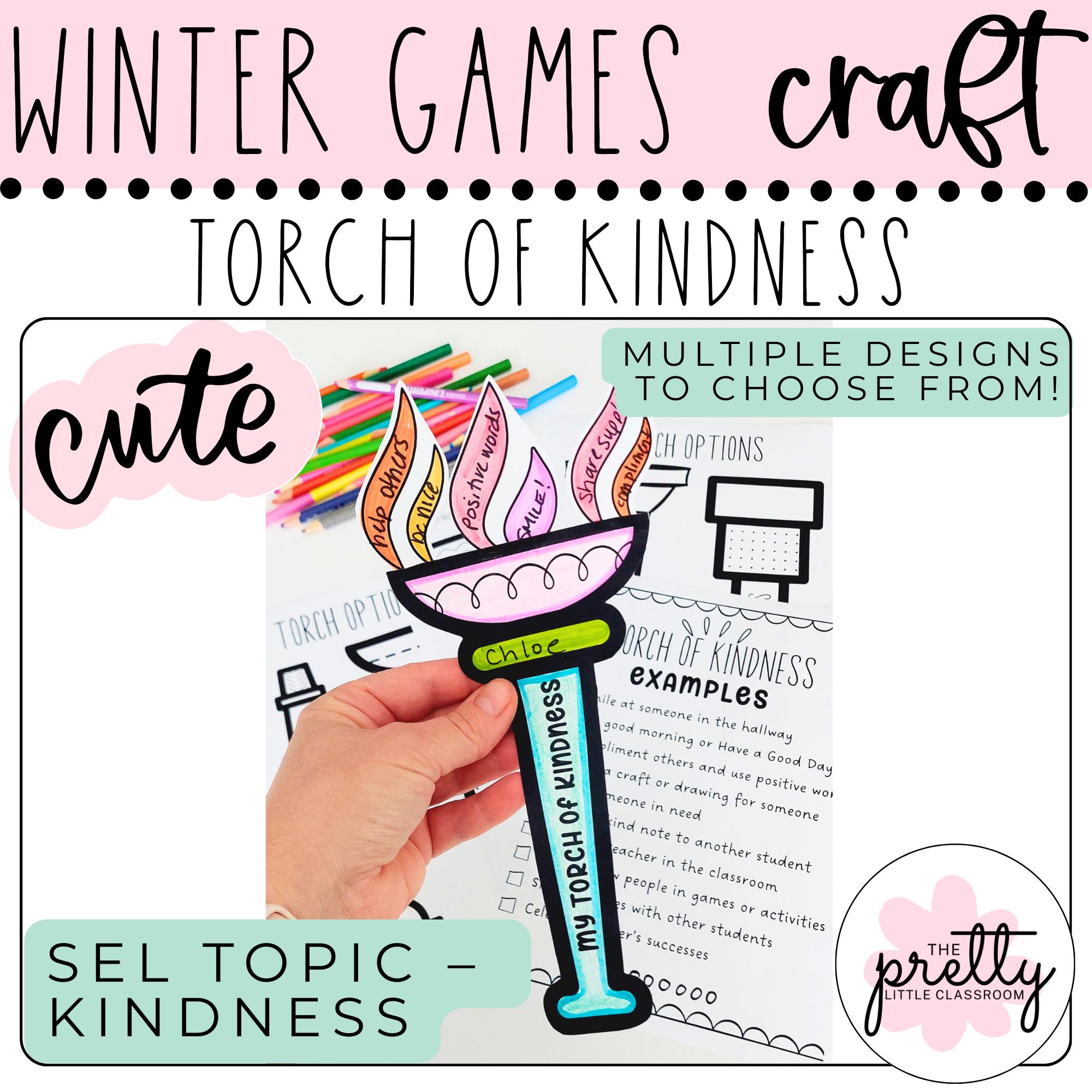 Winter Games Writing Craft - Torch of Kindness - Winter Olympics ...