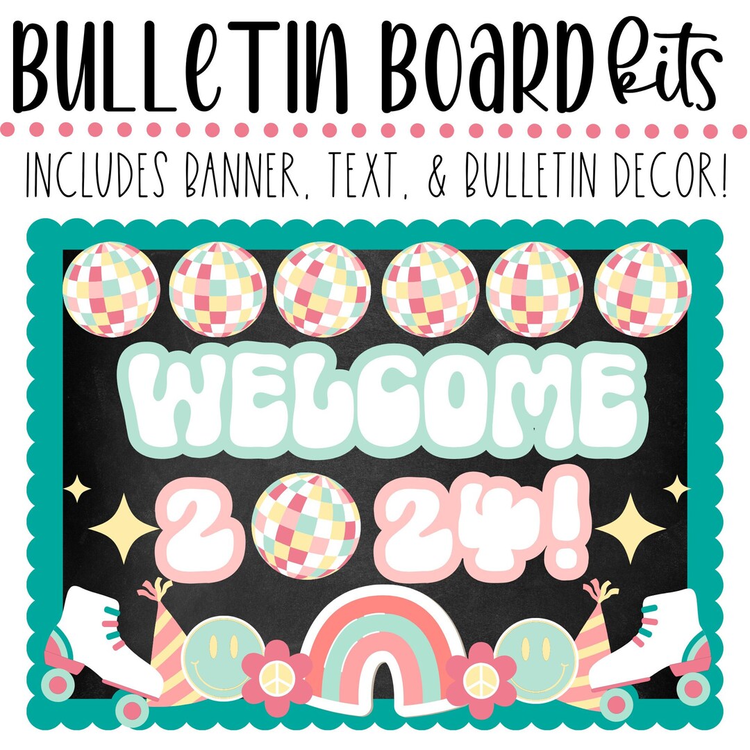 BULLETIN BOARD KIT Welcome 2024 Happy New Years Classroom - Etsy UK