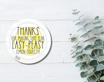 TEACHER GIFT TAGS - Easy Peasy Lemon Squeezy | Teacher Tag | Printable ...
