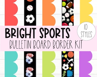 BULLETIN BOARD BORDERS Bold & Bright Collection Classroom Bulletin ...