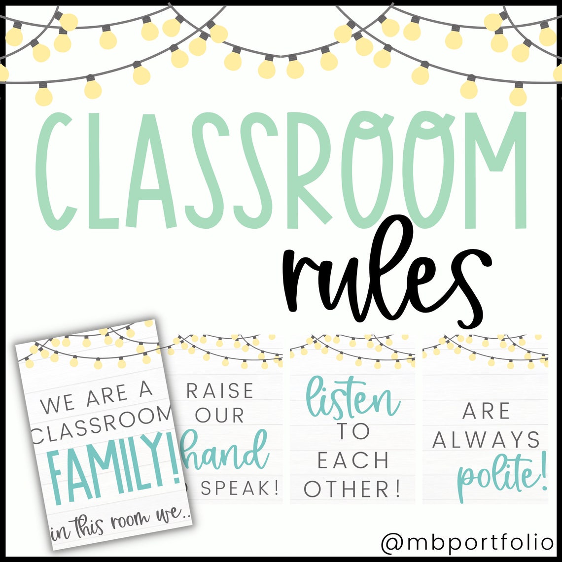 CLASSROOM DECOR Classroom Rules & Expectations FARMHOUSE - Etsy