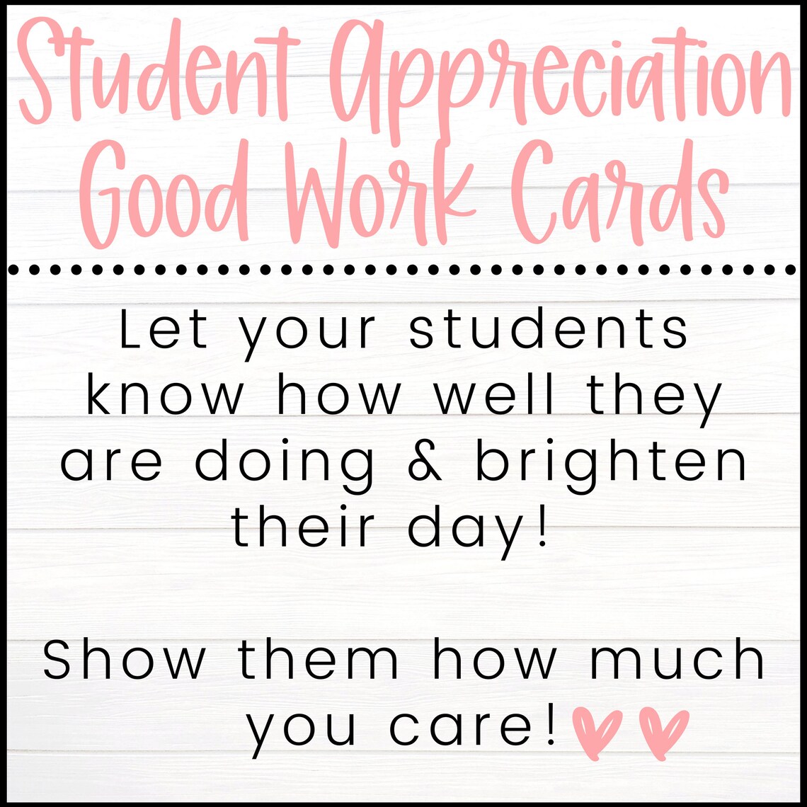 CLASSROOM MANAGEMENT Student Appreciation Cards Good Work - Etsy