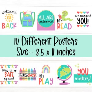BULLETIN BOARD KITS - Back to School Classroom Posters | Classroom ...