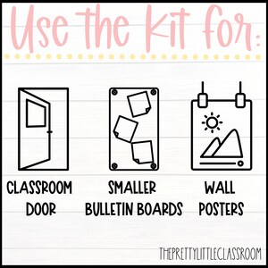 CLASS DECOR KIT - Spring | Flutter Into Spring | Classroom Door Décor ...