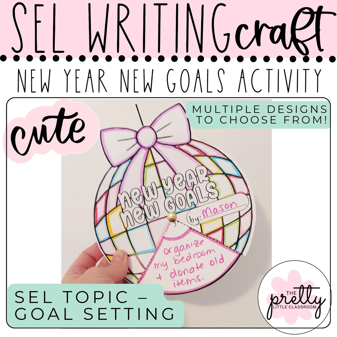 New Year New Goals - Writing Craft - New Year Writing Activity for ...