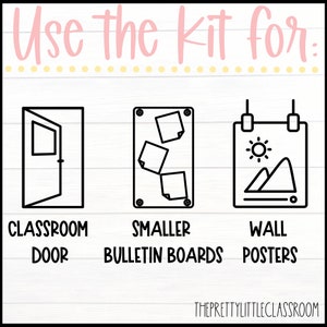 CLASS DECOR KIT- Welcome to the Pack | Back to School | Classroom Door ...