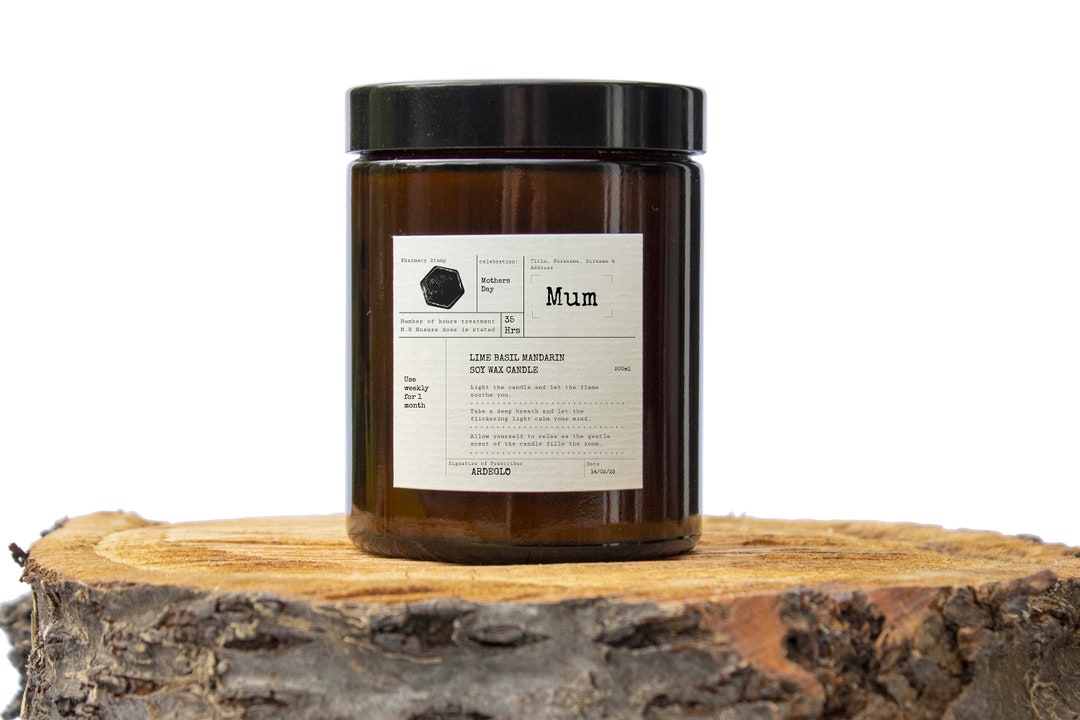 Personalised Mothers Day Gift Gift for Mum, Mothers Day Candle Mum ...