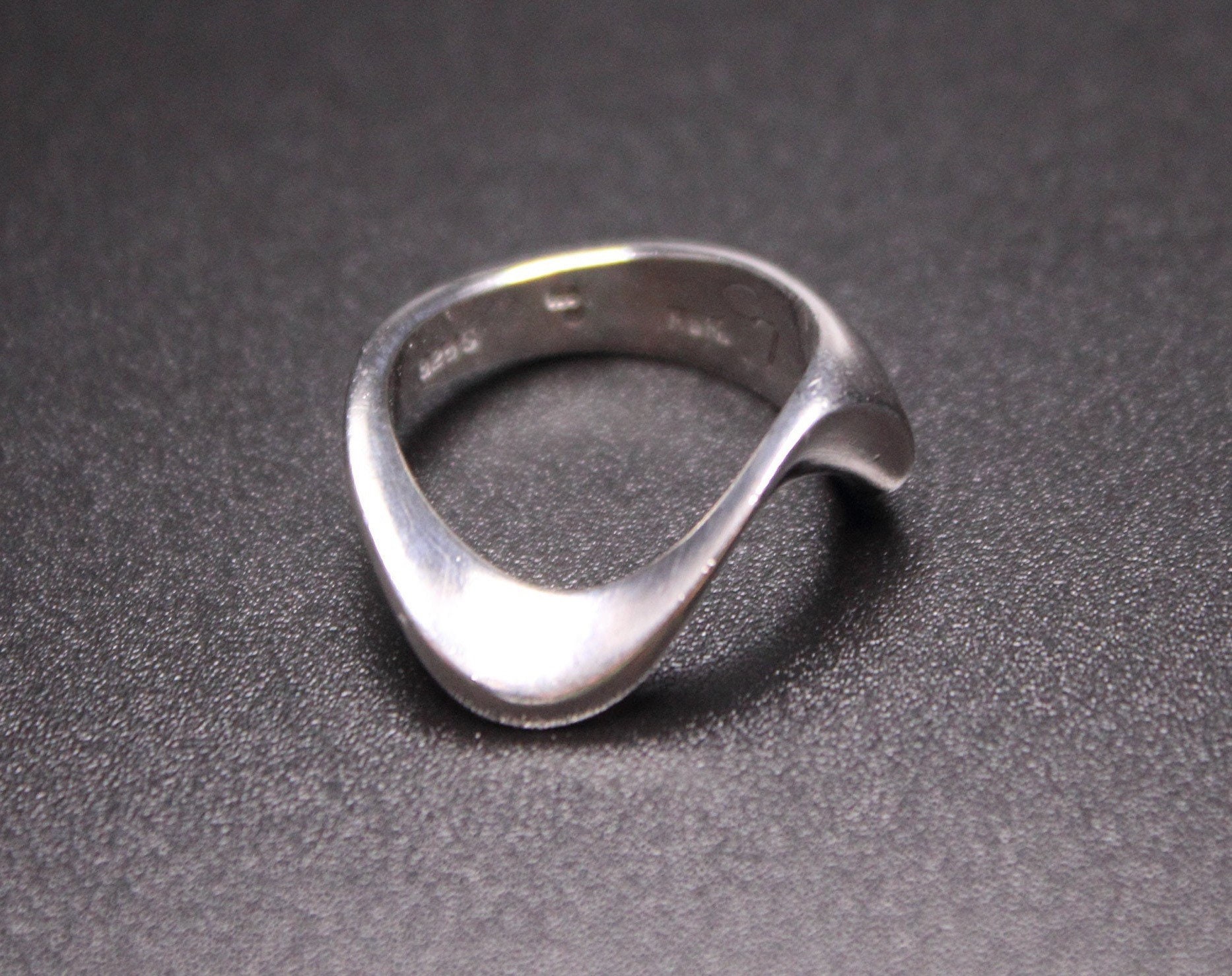 Hans Hansen Ring by Bent Gabrielsen Danish Sterling Silver Modernist ...