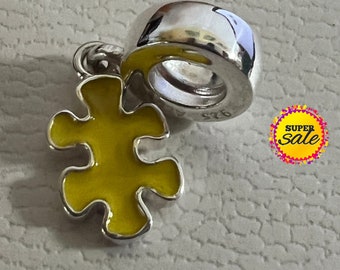 Pandora Puzzle Charm | Etsy