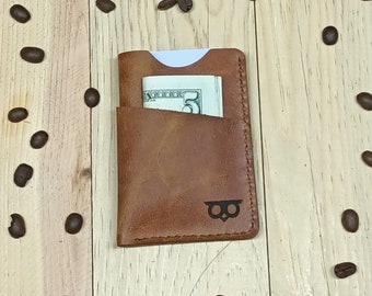 Leather 3x5 Card Wallet - Etsy